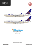 United Airlines B747-400 N118UA Papercraft | PDF