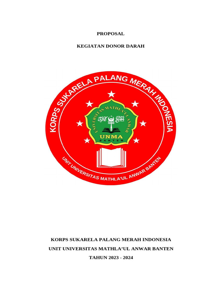 Proposal Donor Darah (KSR) | PDF