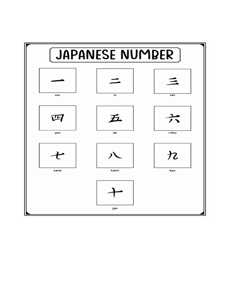 Japanese Number Symbols - 182255.jpg | PDF