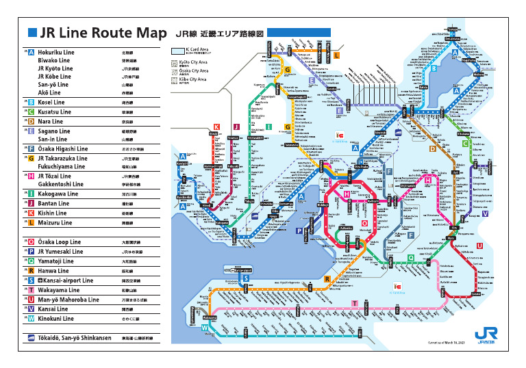 JR Line Route Map | PDF