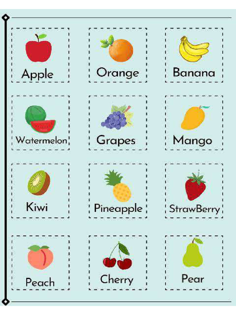 Fruit chart | PDF