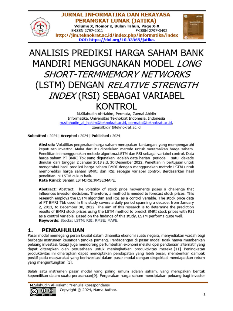 Template Jatika Indonesia 2024 | PDF