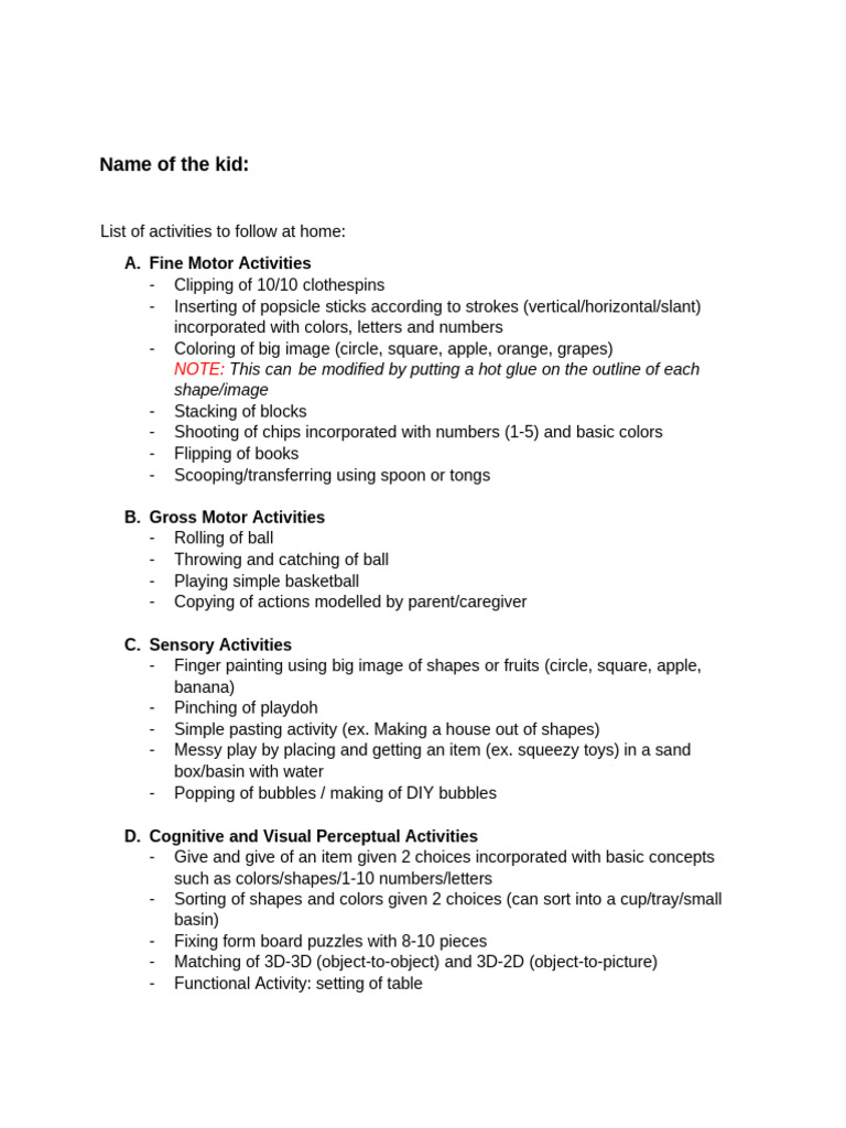 Home Plan For Eip | PDF