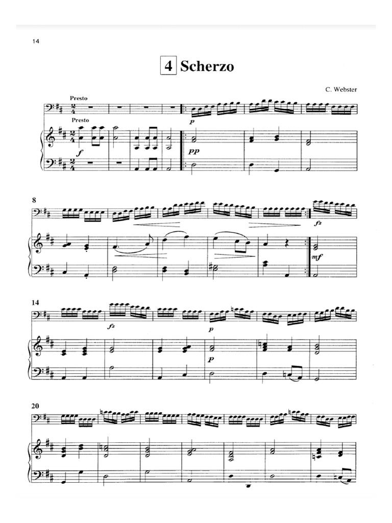 Scherzo Piano | PDF