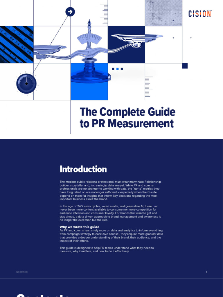 Cision Complete Guide To PR Measurement | PDF | Brand | Performance Indicator