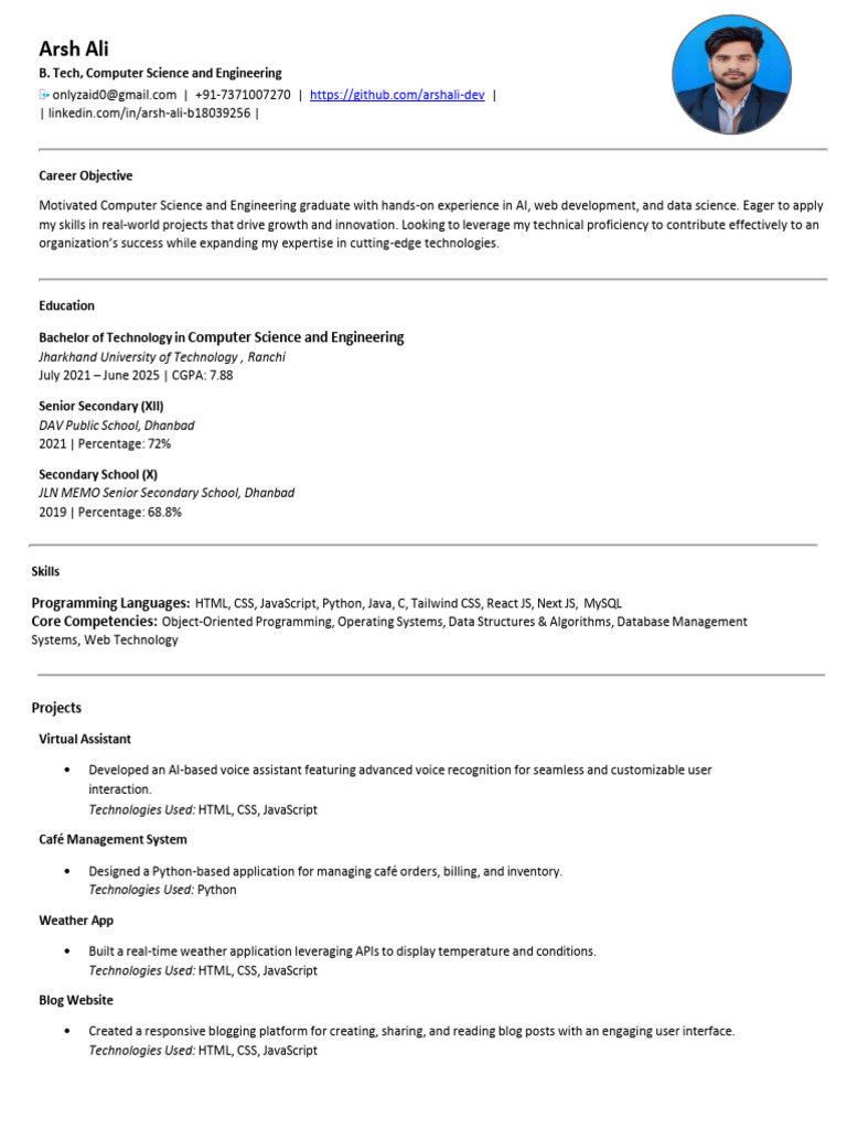 Arsh Ali. | PDF | Java Script | Web Development