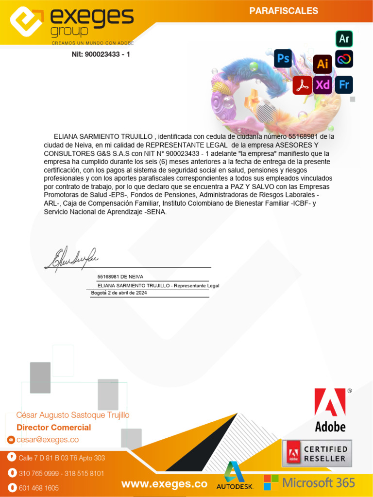 Certificación de Cumplimiento | PDF | Economía demográfica ...