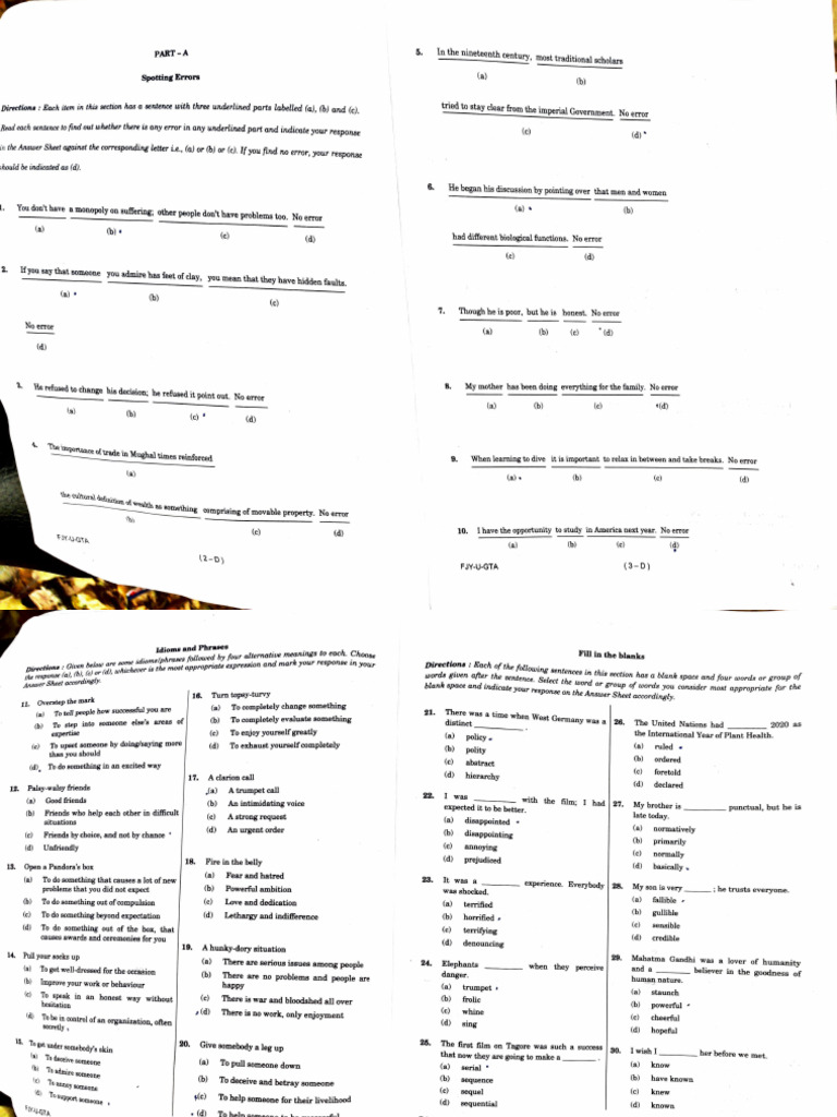 Nda Set D Gat Paper 53 | PDF