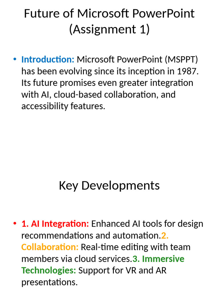 Future of MSPPT Assignment 1 | PDF