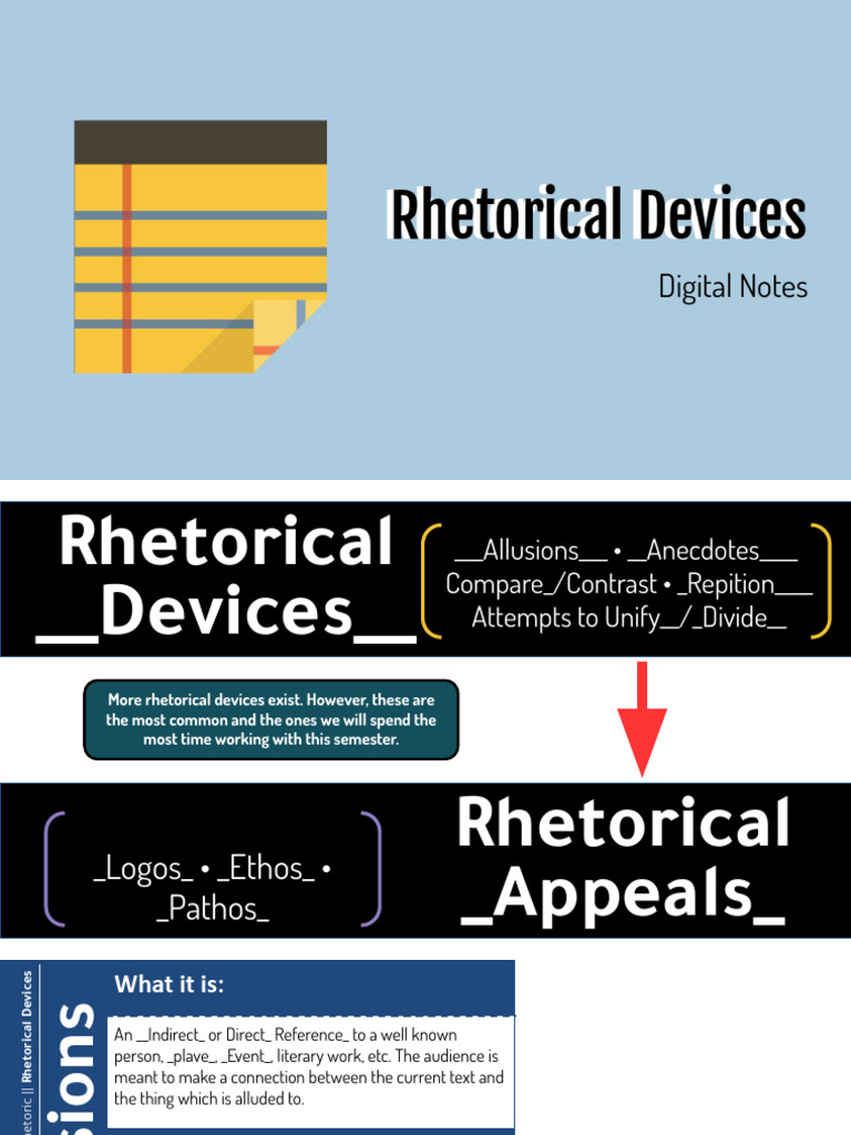 Understanding Rhetorical Devices | PDF | Rhetoric