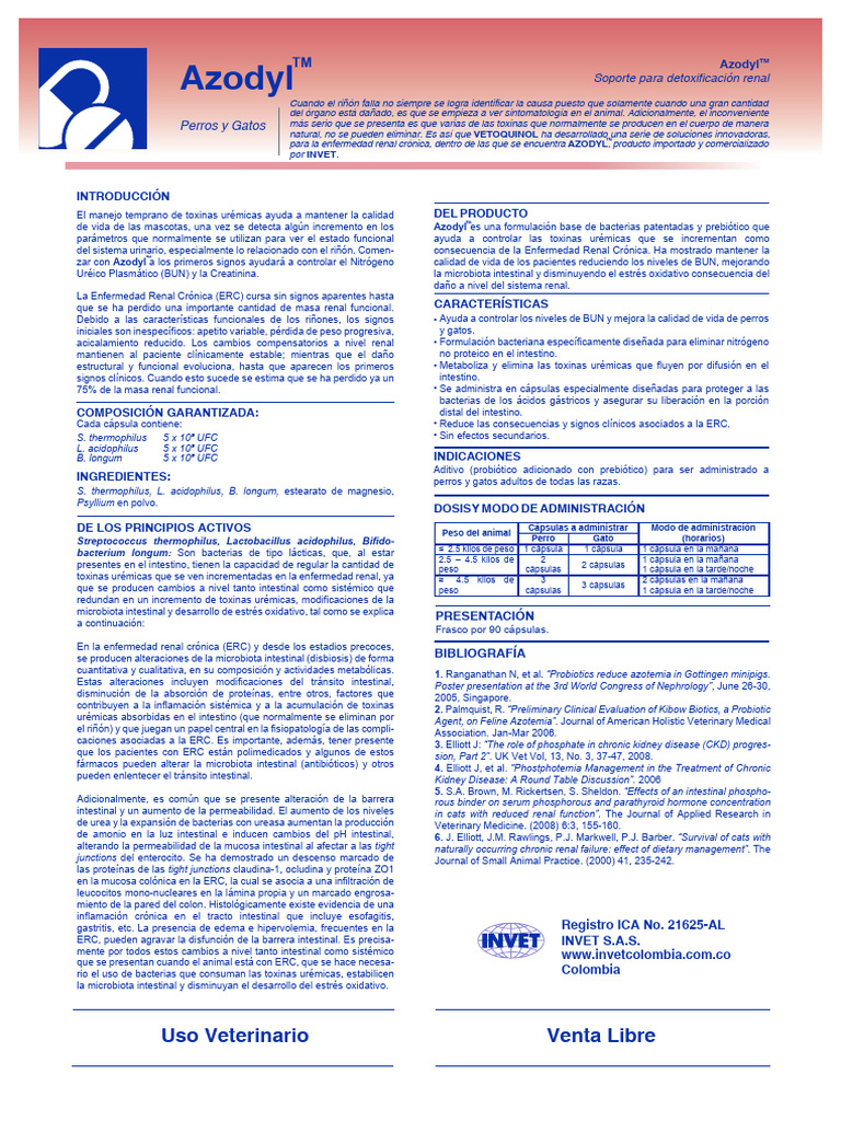 Azodyl-1 | PDF | Enfermedades y trastornos | Medicina CLINICA