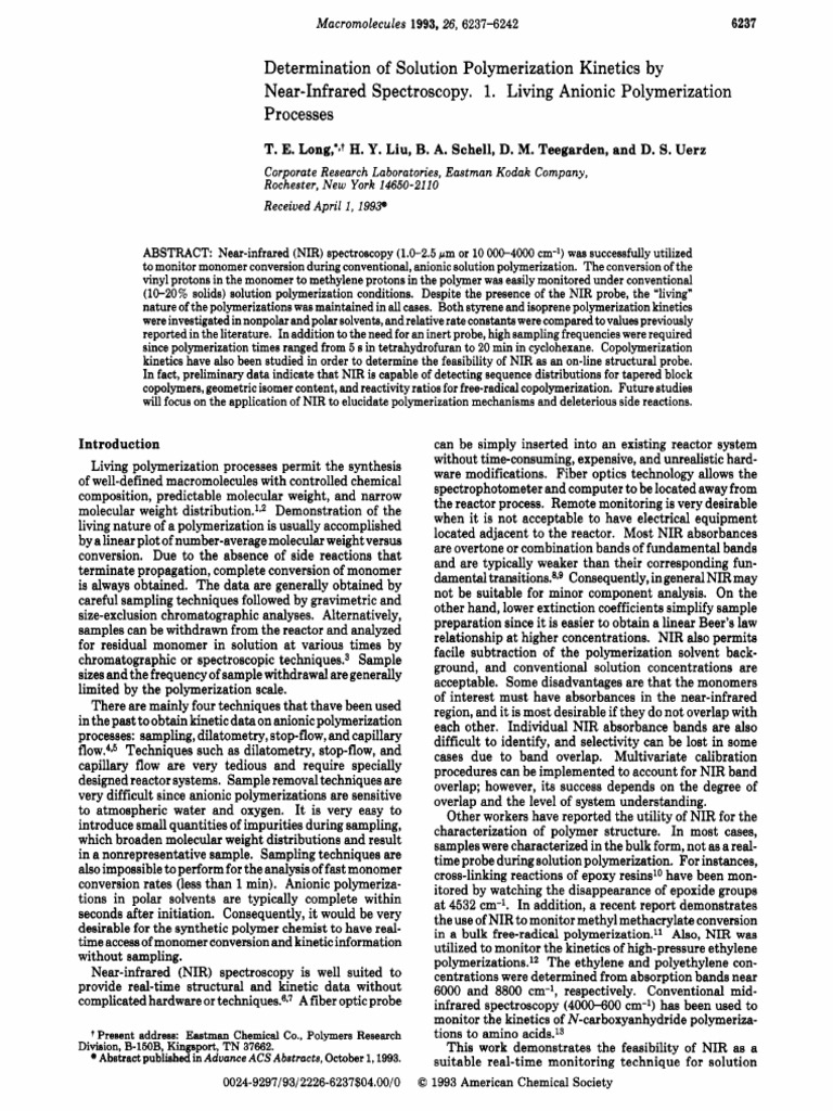 Document | PDF | Copolymer | Polymerization