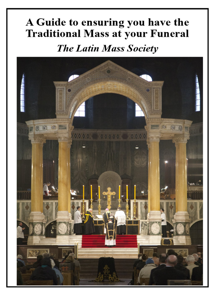 Traditional Latin Funeral Mass Guide | PDF | Mass (Liturgy) | Gregorian ...