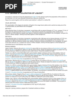 Colour and Clarity of Solutions in BP | PDF | Color | Chemistry
