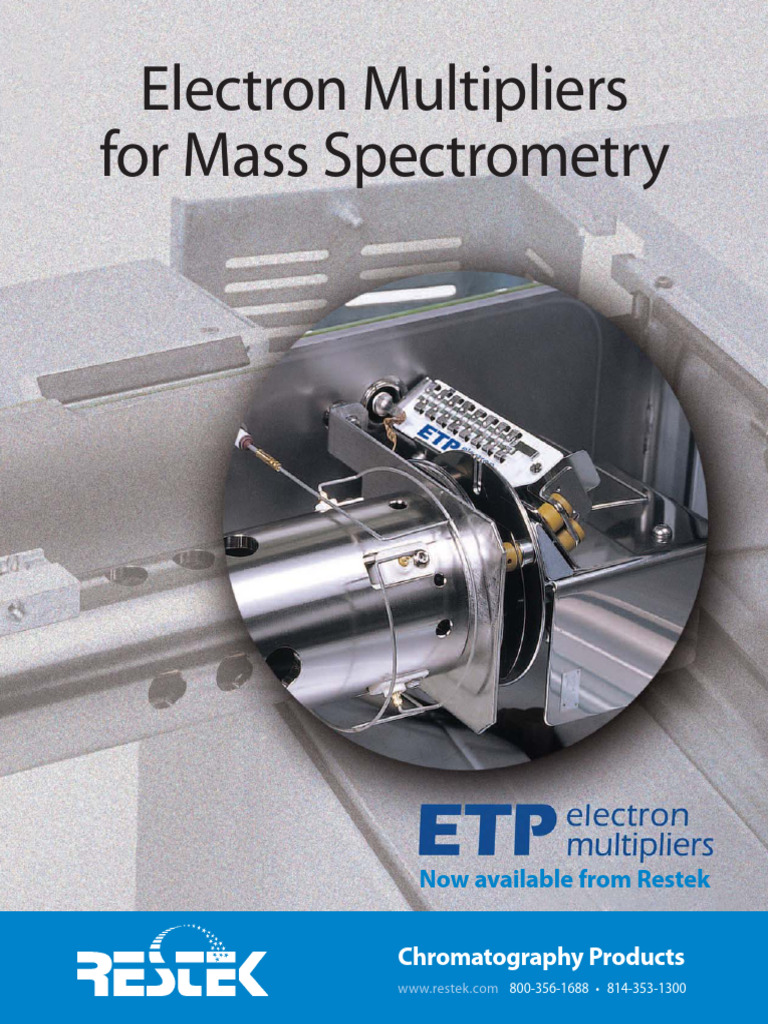 10A Electron Multipliers for Mass Spectrometry | PDF | Mass ...