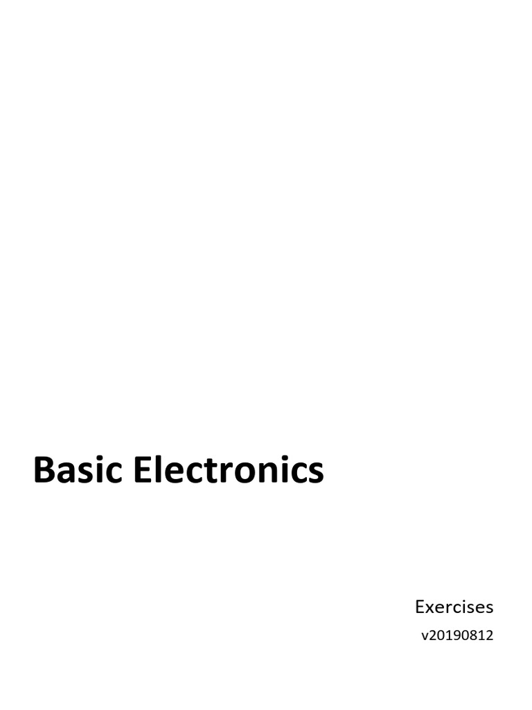 Chapter 2 - Lineal Circuit Analysis Theorems - Exercises | PDF | Electrical Network | Electronic ...