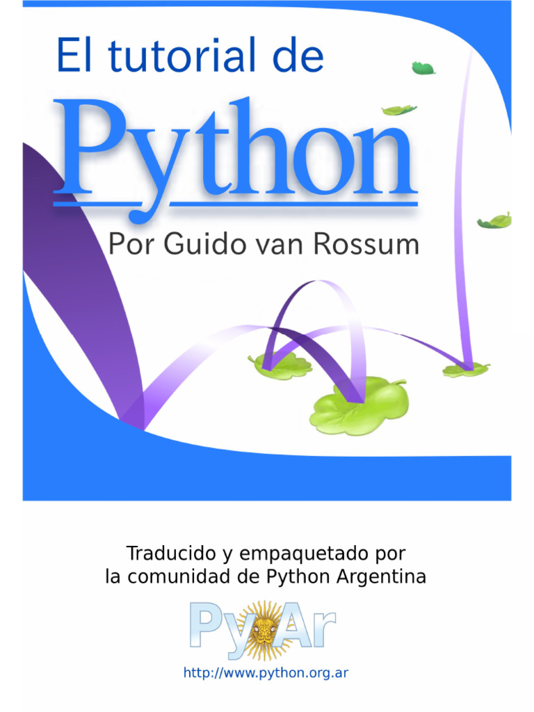 Tutorial de Python Por Guido Van Rossum (Completo) | PDF | Python (lenguaje de programación ...