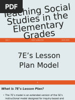 7es Lesson Plan | PDF | Learning | Cognitive Psychology