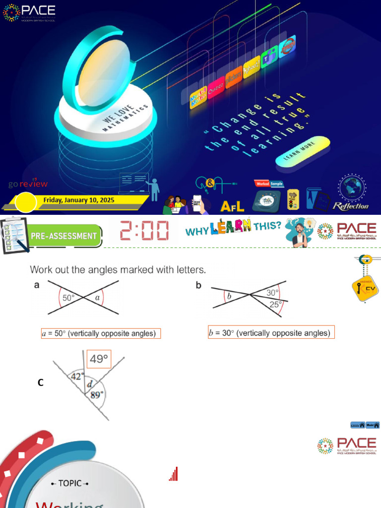 5.1 Working With Angles - Year 7 | PDF | Angle | Mathematics