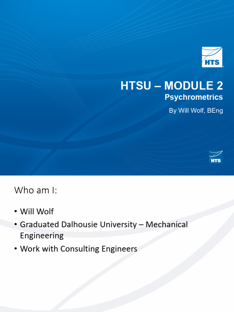 Module 2 - Psychrometrics | PDF | Humidity | Gases