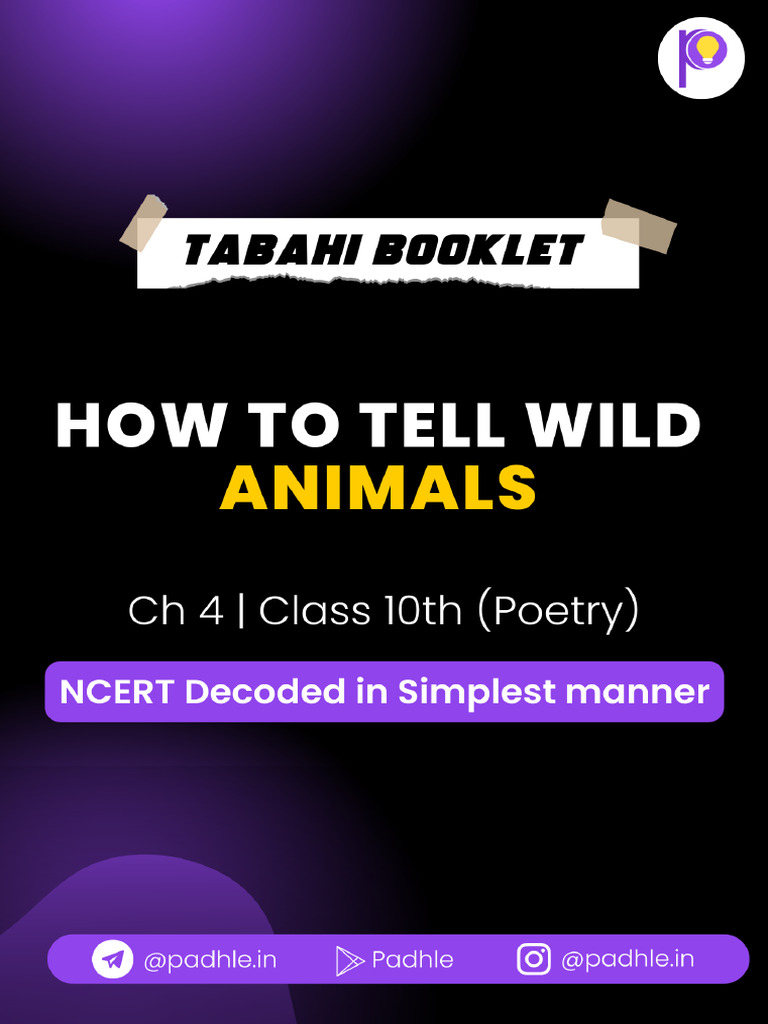How To Tell Wild Animals - Watermark | PDF | Lizard | Crocodile