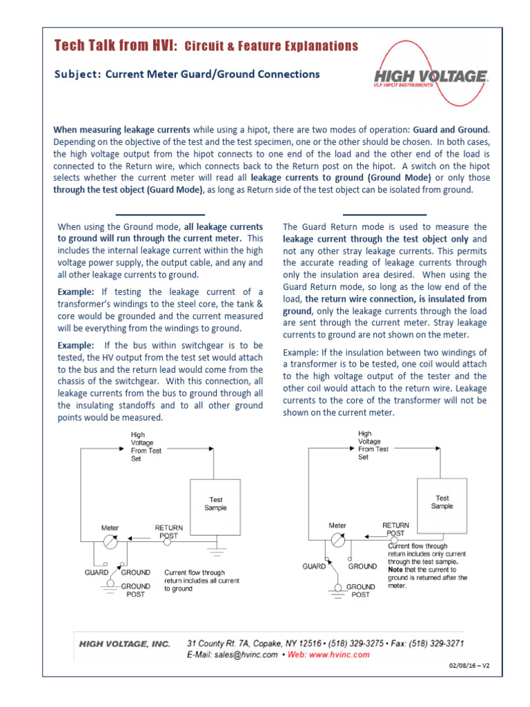 Guard vs Ground Mode Explained | PDF | Transformer | Power Engineering