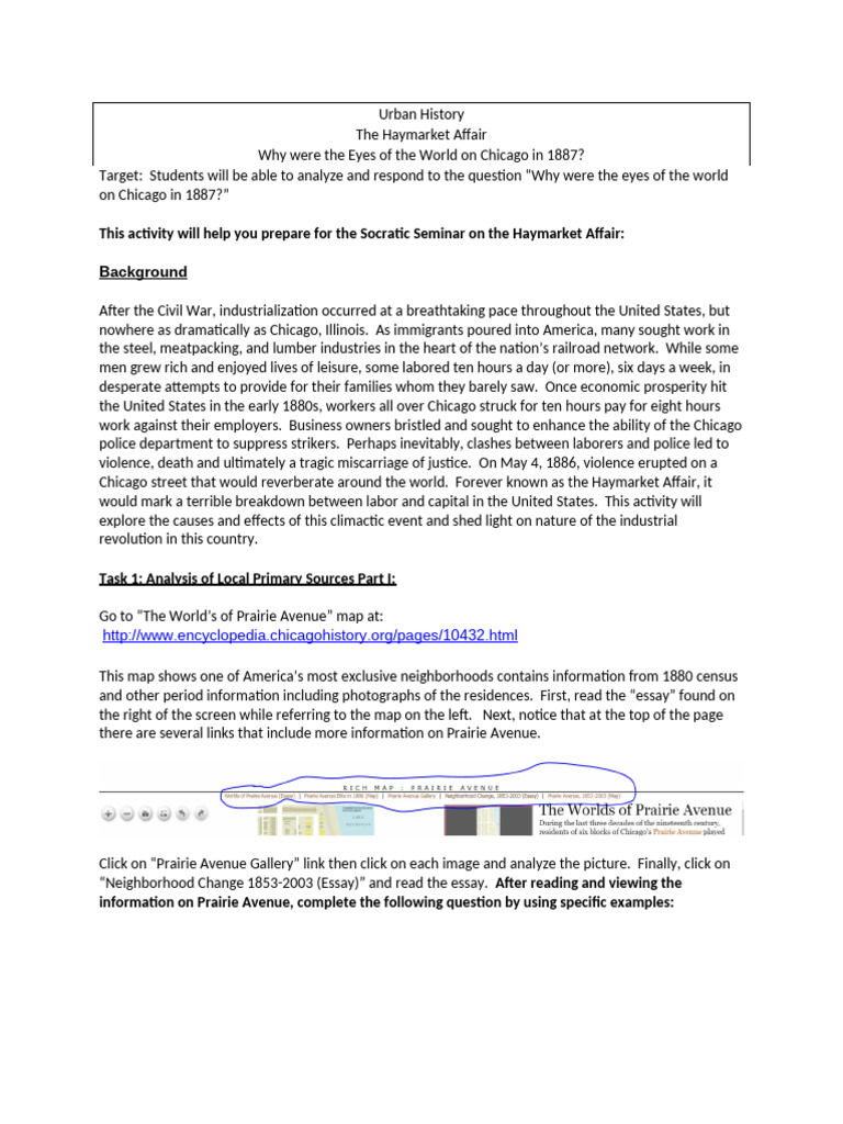 KWON Haymarket Affair Activity (1) | PDF