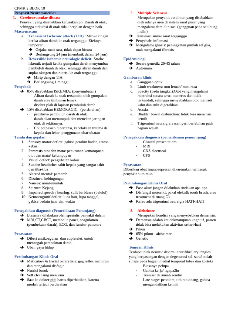 Penyakit Neuromuskular Blok 18 | PDF