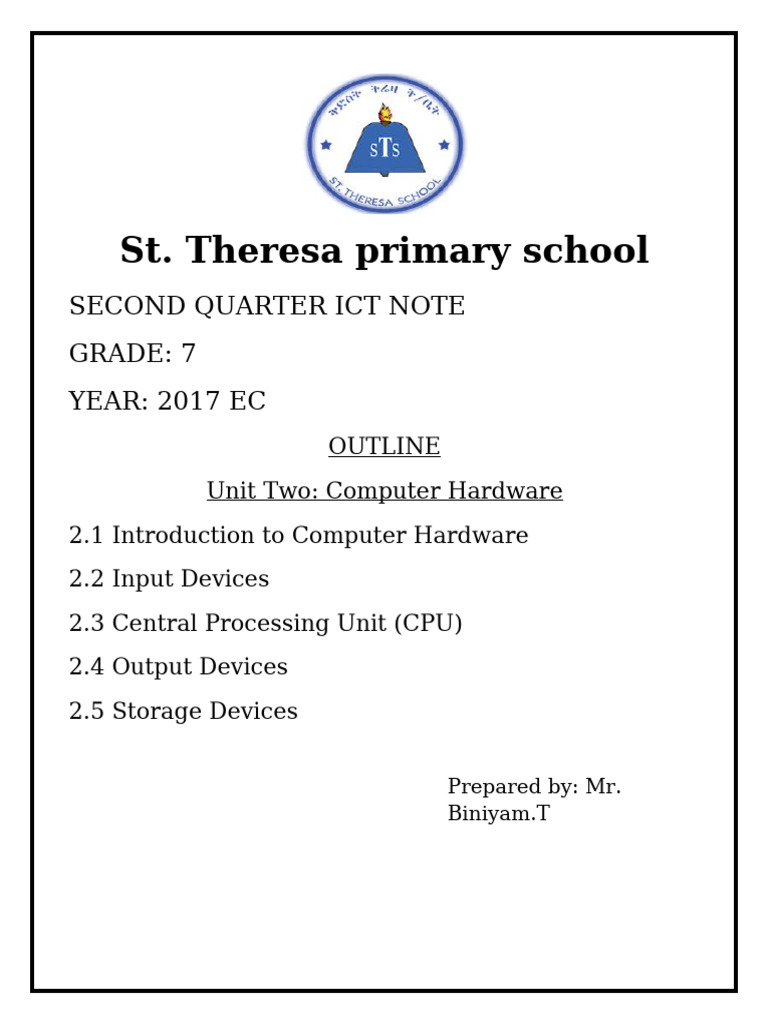 IT G-7 note | PDF | Computer Data Storage | Operating System