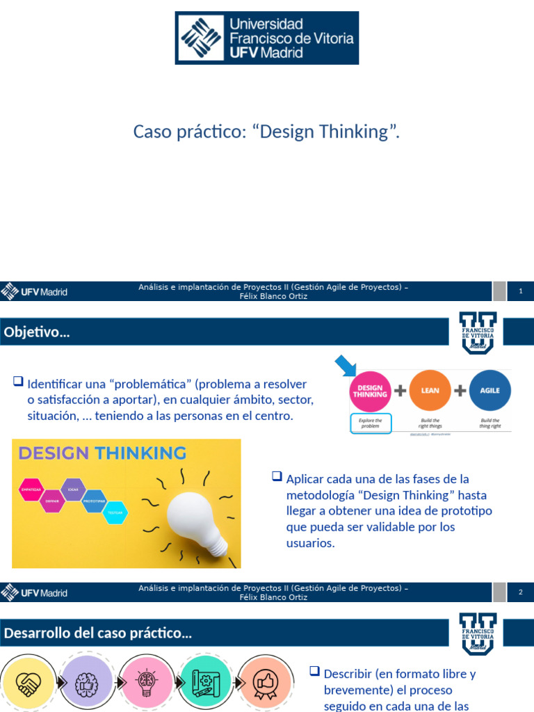 Caso práctico_Design Thinking | PDF