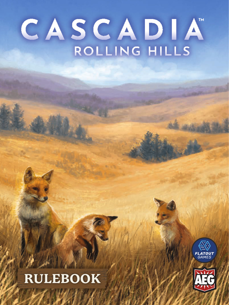 Cascadia Rolling Hills Rulebook | PDF | Dice | Habitat
