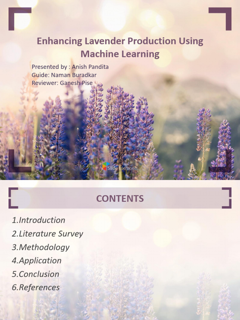 Machine Learning for Lavender Farming | PDF | Support Vector Machine ...