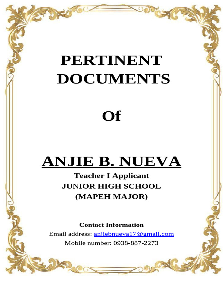 Pertinent Papers | PDF