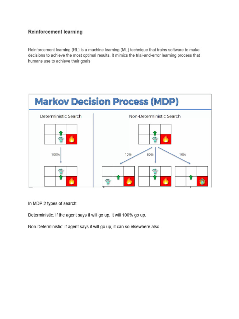Reinforcement Learning | PDF
