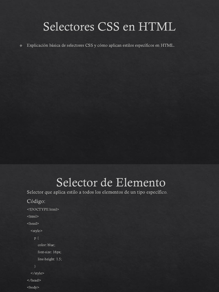 Semana 7_Selectores_CSS_y_Propiedades_Texto (1) (1) | PDF | Desarrollo de software | Ingeniería ...