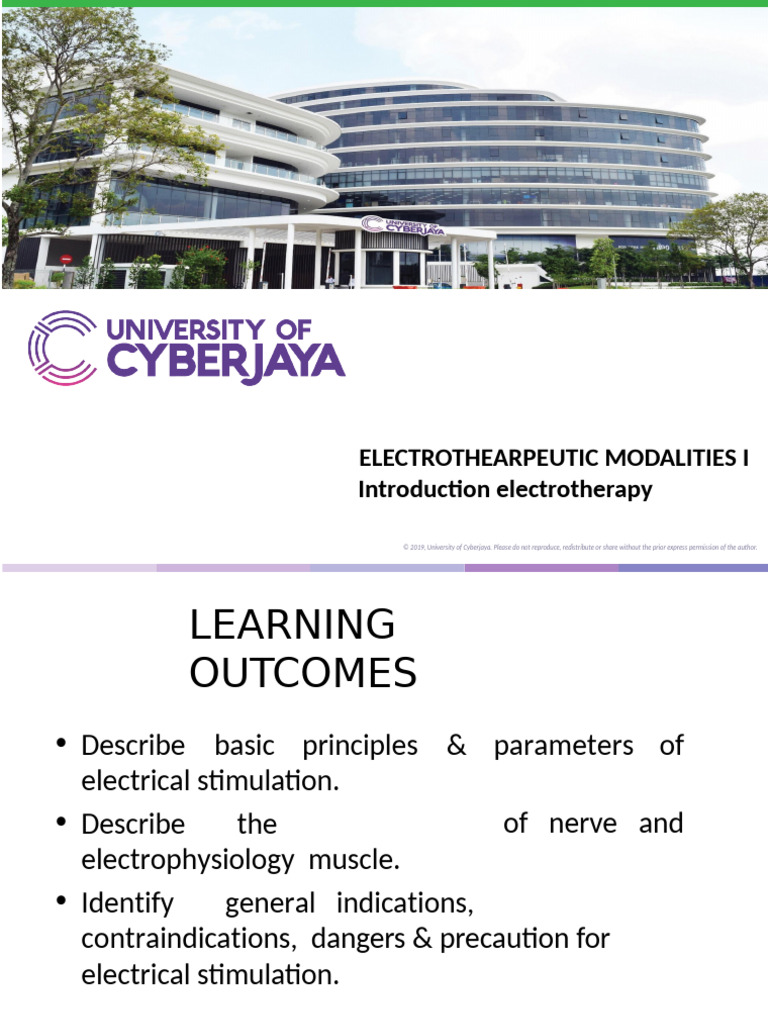 Chapter 1 - Introduction To Electrotherapy | PDF | Electrical Resistance And Conductance ...