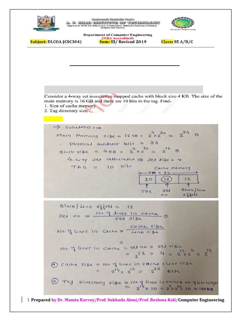 Module 4 Control Unit Design-University Questions With Solutions | PDF | Random Access Memory ...