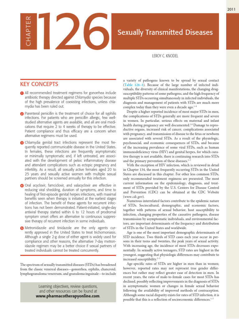 PMS - DiPiro Edisi 8 | PDF | Sexually Transmitted Infection | Infection