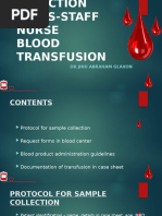 Blood Transfusion Notes-1 | PDF