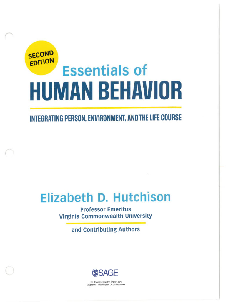 Essentials of Human Behavior | PDF