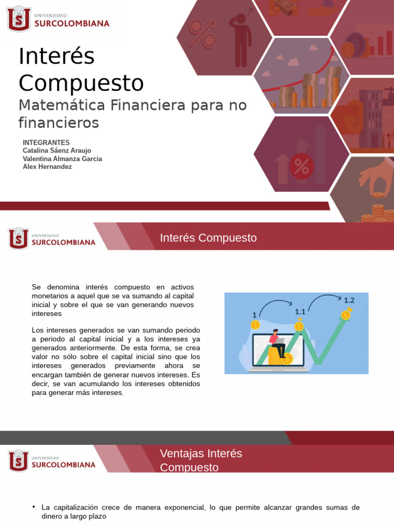 Interés Compuesto: Cálculos y Ventajas | PDF | Interés compuesto | Interés