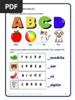 Phonics Worksheet: Letters I, J, K, L | PDF