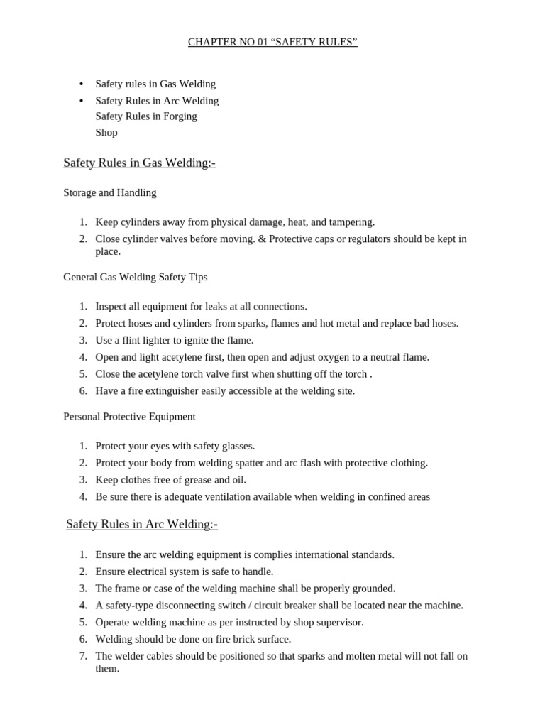 Essential Welding Safety Guidelines | PDF | Welding | Construction