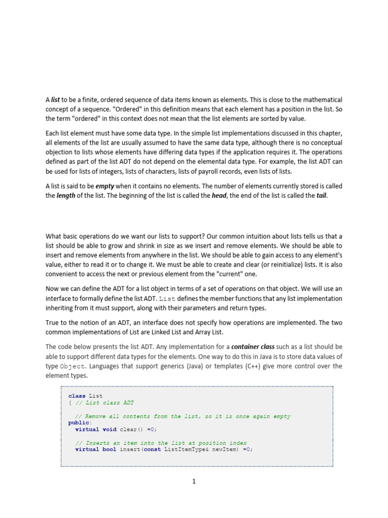 Ch 4 Linked List Pdf Queue Abstract Data Type Pointer Computer Programming