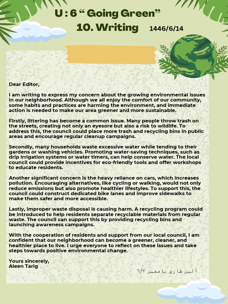 Neighborhood Eco-Action Plan | PDF