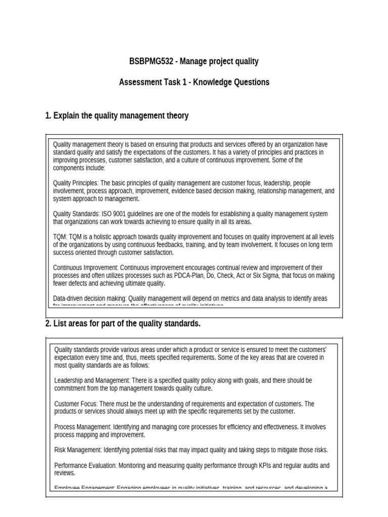 Muhammad Sahil - BSBPMG532 - Assessment Task 1 | PDF | Cost–Benefit ...