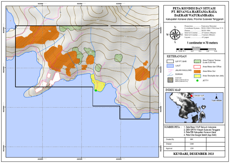 Peta IUP PT Binanga Hartama Raya | PDF