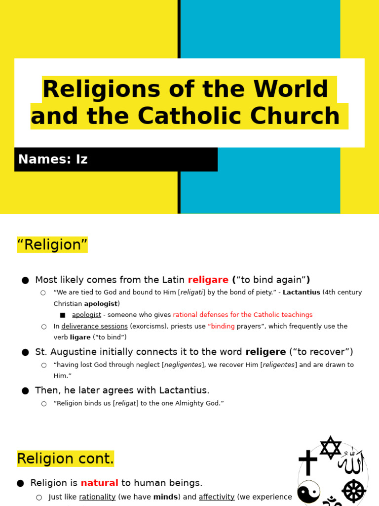 StudentsCopy +Intro+to+World+Religion | PDF | God | Jesus