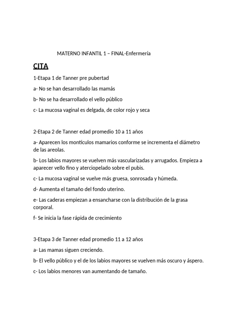 Materno Infantil1 Final Ifip | PDF | Ciclo menstrual | Ovario