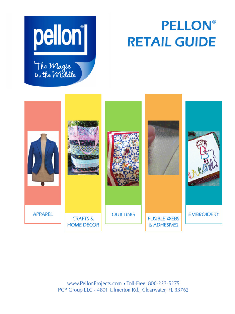 Pellon 2018 ProductListing | PDF | Quilting | Embroidery
